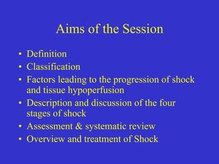 Overview of Shock | PDF | Heart and Cardiovascular Diseases | Diseases ...