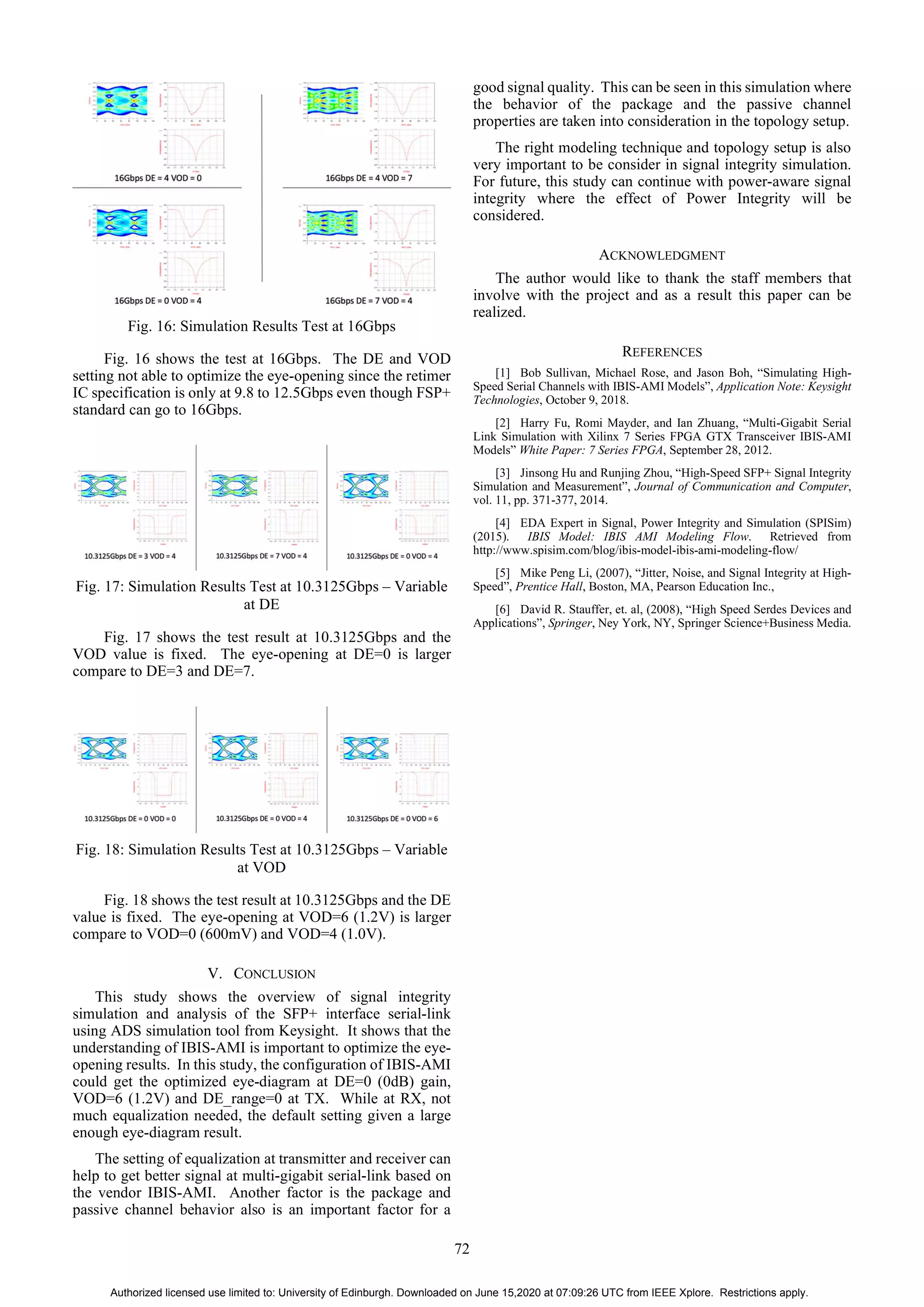Overview Of Signal Integrity Simulation For Sfp Interface Serial Links