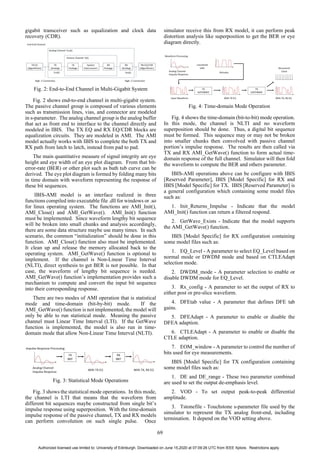 Overview of signal integrity simulation for sfp+ interface serial links ...