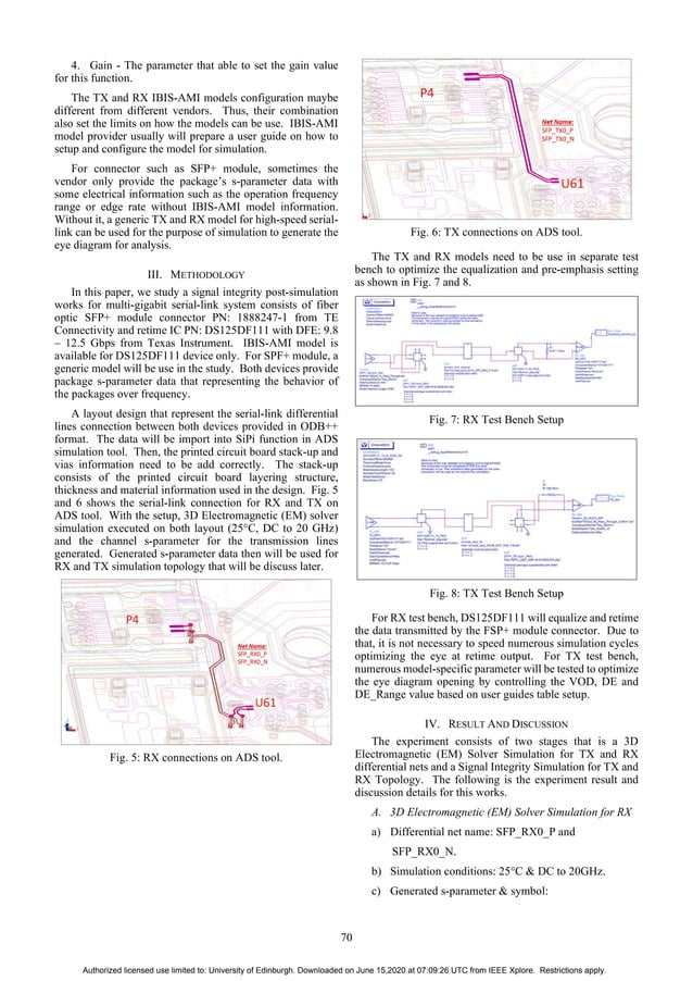 Overview of signal integrity simulation for sfp+ interface serial links with advanced design ...