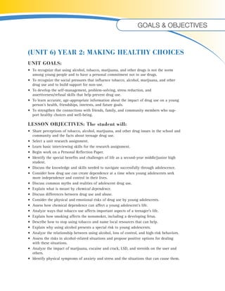 Overview of skills for adolescence | PDF