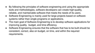 Overview of Software Engineering and information .pptx