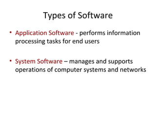 Overview of softwares and their applications | PPT