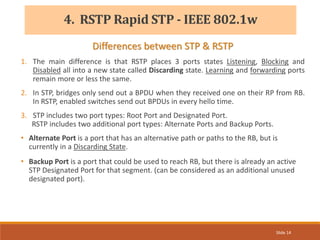 Overview of Spanning Tree Protocol | PDF