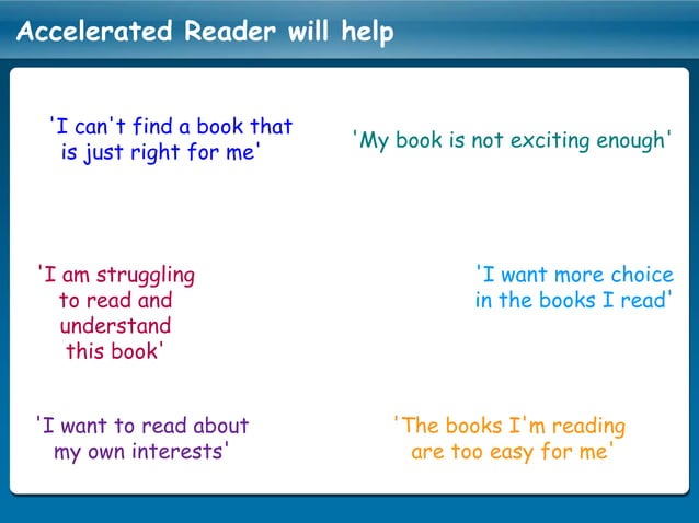 Accelerated Reader And Star Read Tests Pptx
