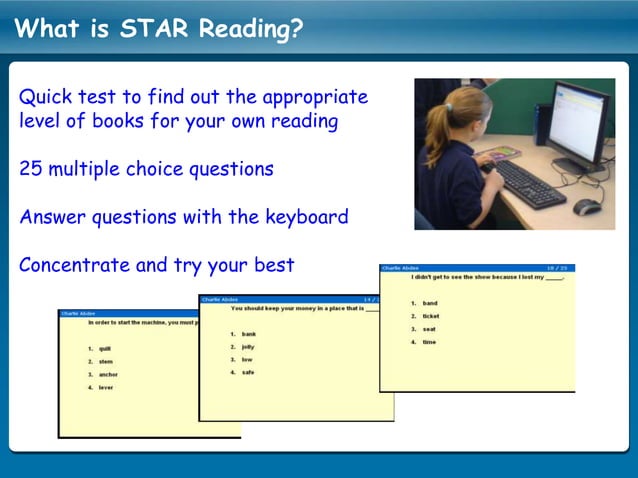 Accelerated Reader and Star Read Tests | PPTX