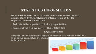 An overview of statistics management with excel | PPT