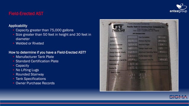 Overview of STI SP001 vs. API 653 Tank Inspections | PDF