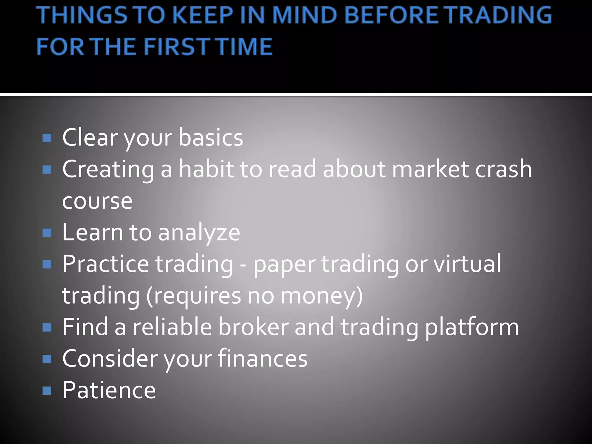 Overview of stock market | PPTX