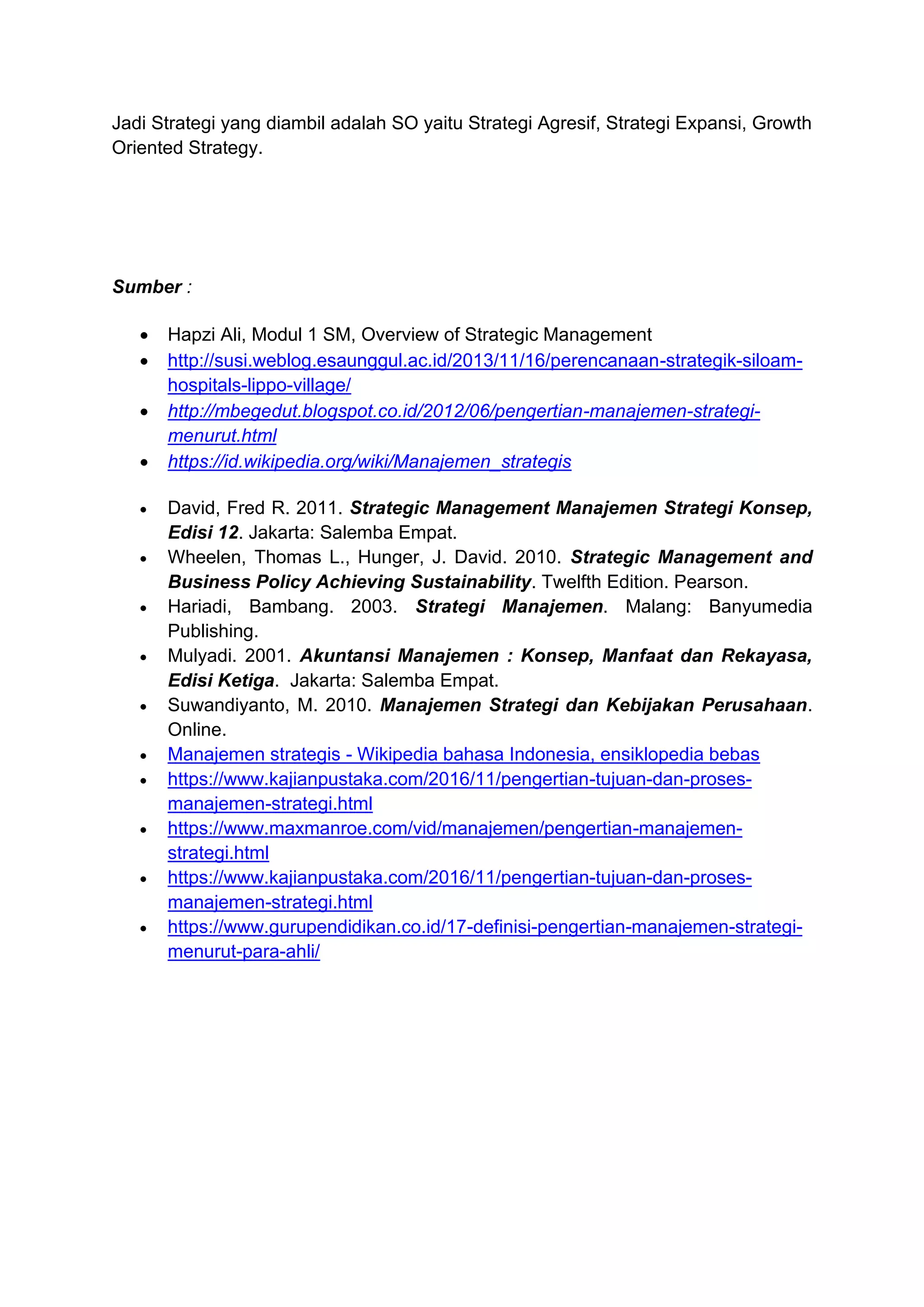 Overview of Strategic Management - riki ardoni | PDF