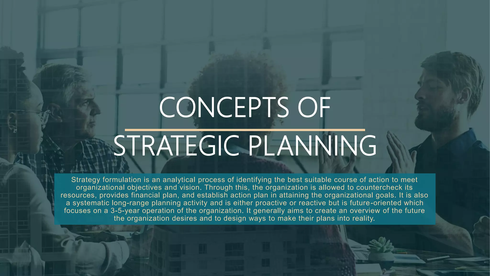 Overview of strategic planning | PPTX