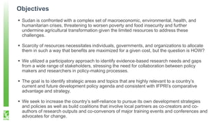 Khalid Siddig - Overview of Sudan SSP – Research priority Agenda | PPT