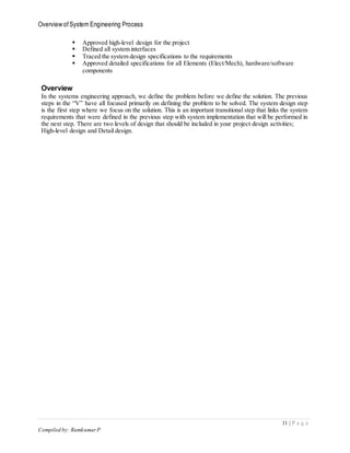 System Engineering with Project & Risk Management | PDF