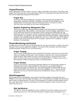 System Engineering with Project & Risk Management | PDF