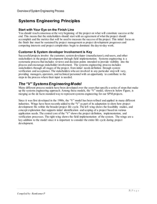 System Engineering with Project & Risk Management | DOCX