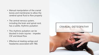 Overview of TBI Therapy | PPTX