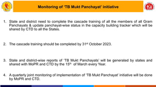 Overview of TB Mukt Panchayat initiative 30082023-Dr Mrigen.pptx