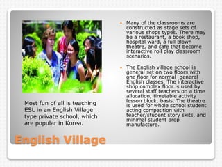 Overview of teaching english in non english speaking | PPTX