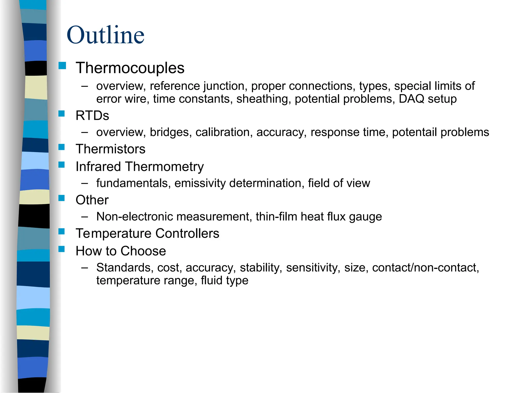 Overview of Temperature Measurement devices | PPT