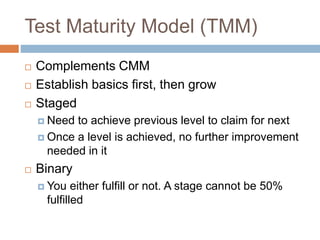 Overview of test process improvement frameworks | PPTX | Computer ...