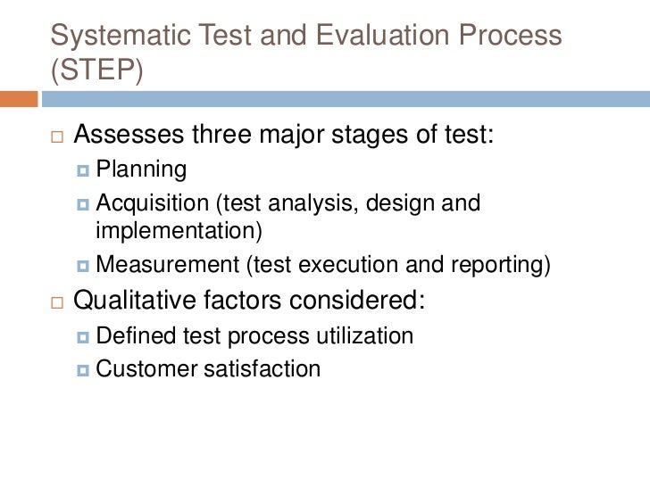 Overview of test process improvement framework