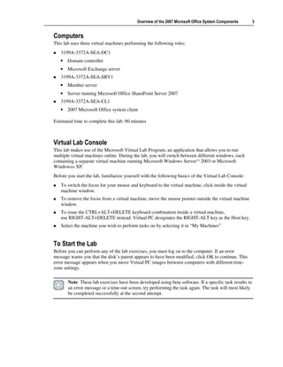 Overviewofthe2007 Microsoft Office System Components Refresh | PDF