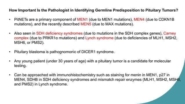 Overview of the 2022 WHO Classification of Pituitary.pptx | Endocrine ...