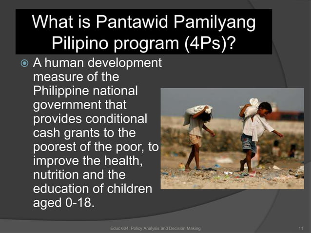 Pantawid Pamilyang Pilipino Program Law (RA 11310) | PPTX
