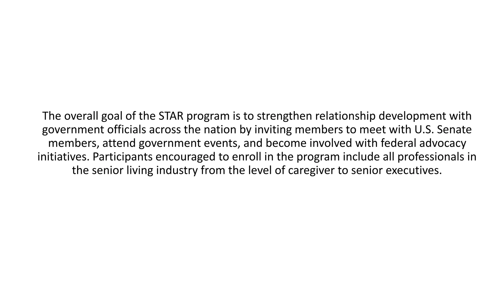 Overview of the Argentum STAR program | PPTX