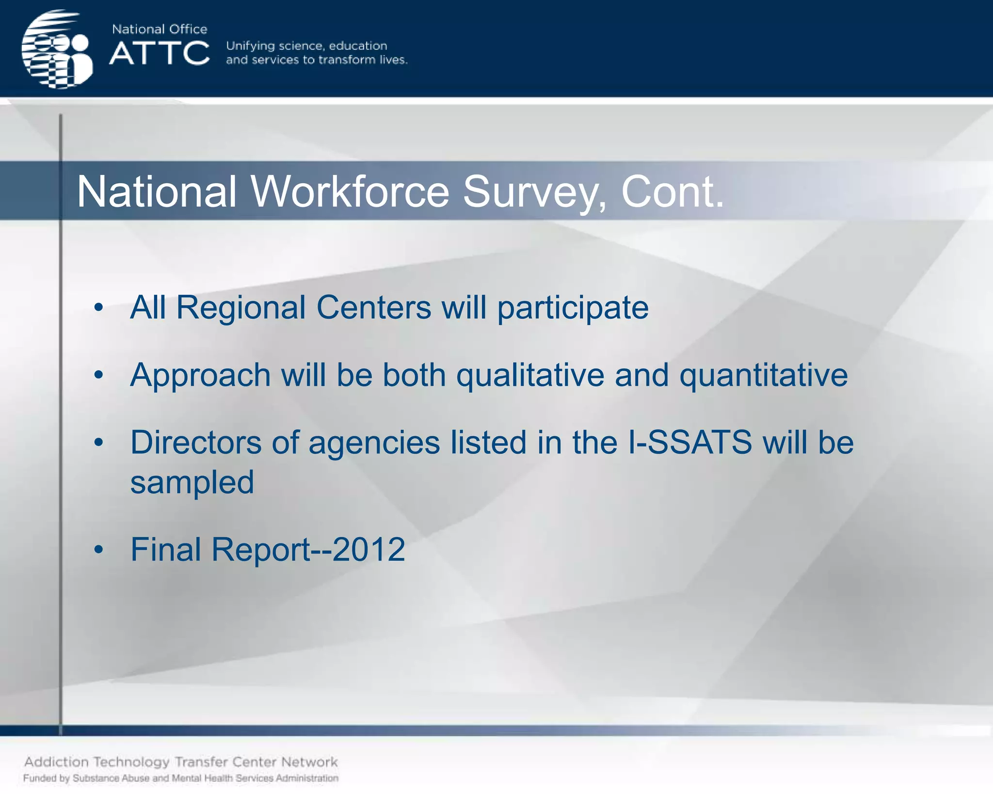 Overview of the ATTC Network | PPTX