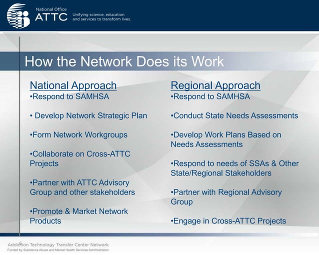 Overview of the ATTC Network | PPTX | Substance Abuse | Diseases and ...