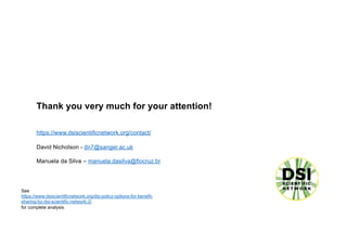 Overview of the CBD DSI Policy Options Matrix | PPT