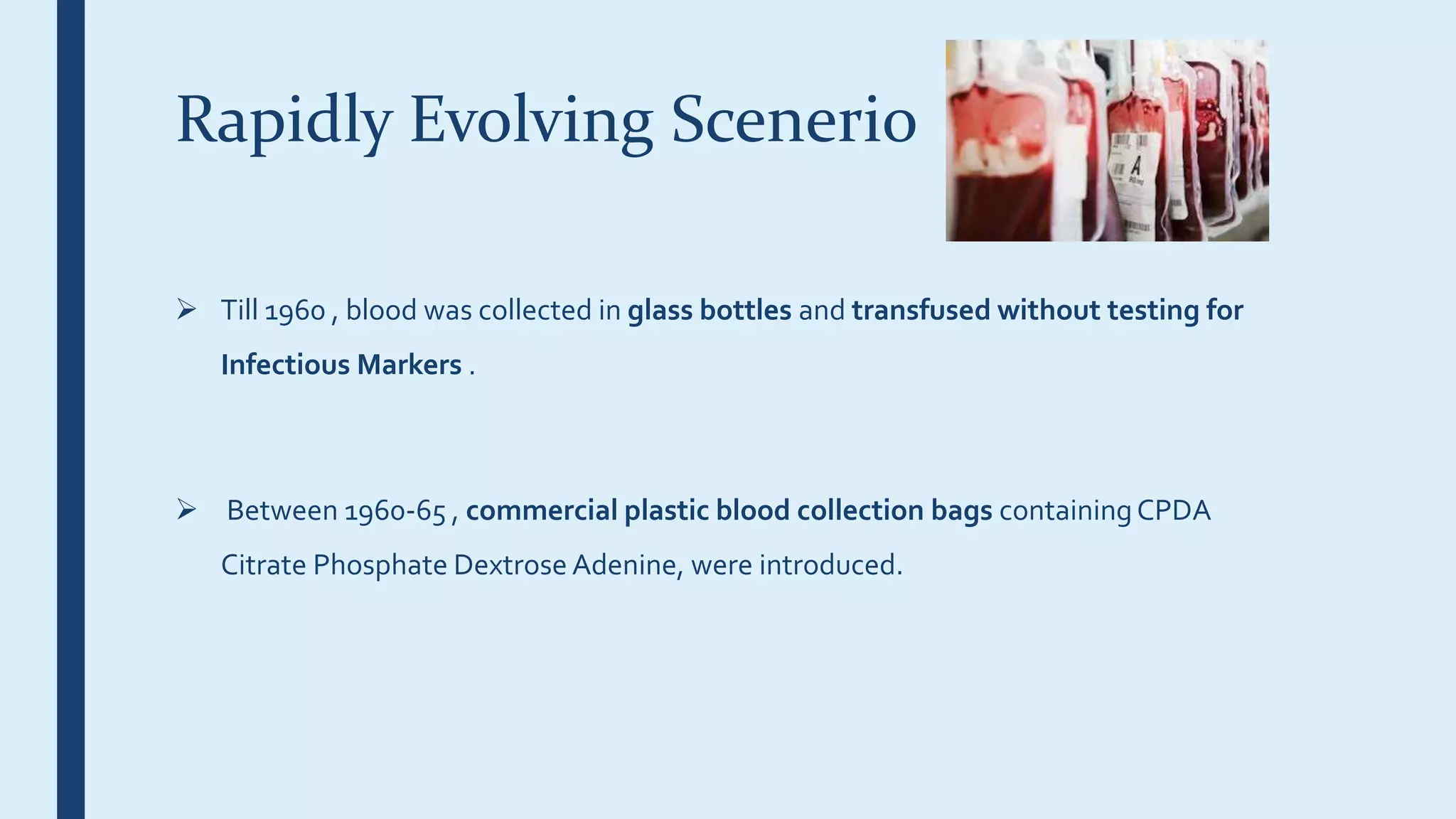 Overview of the Department of Blood Bank ,Transfusion Medicine ...