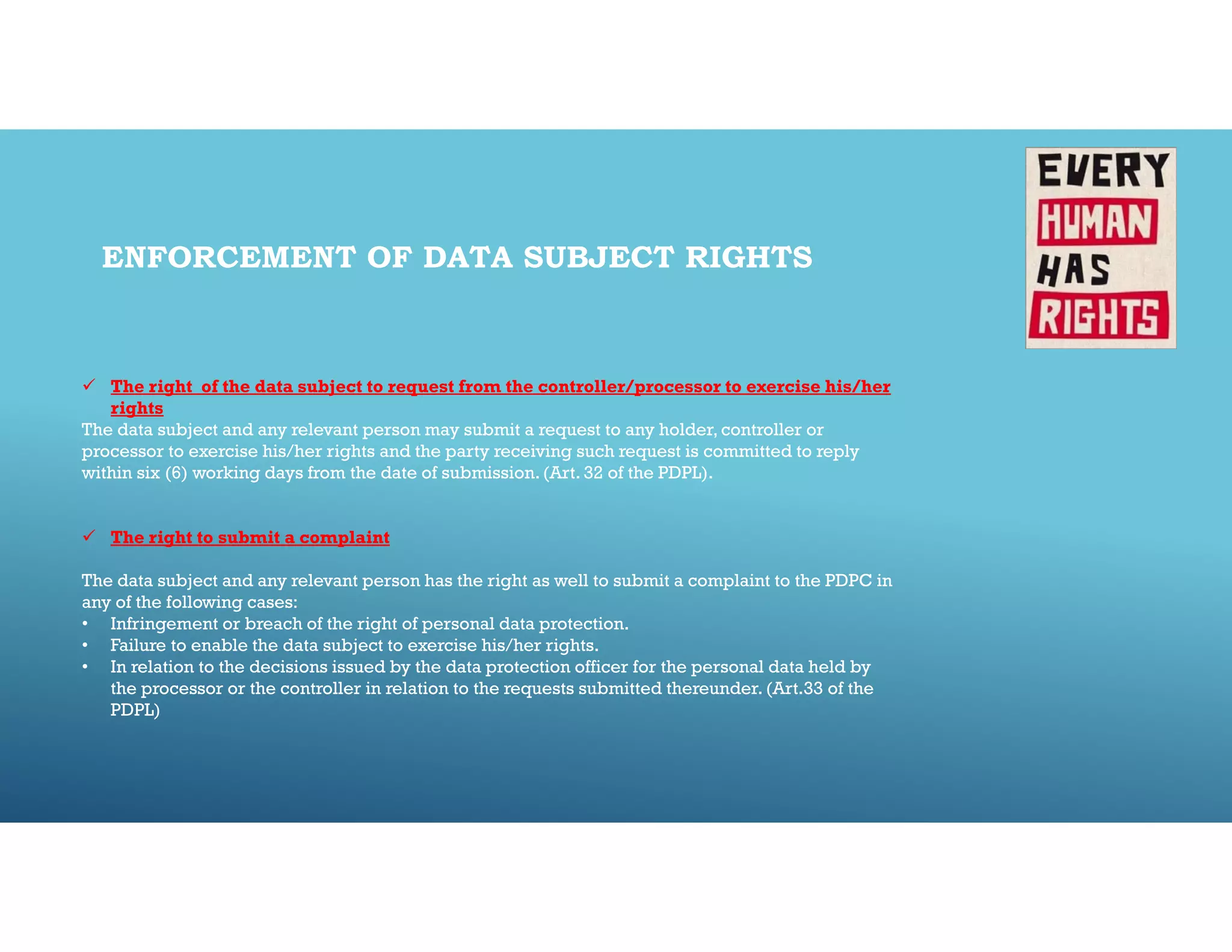 Overview of the Egyptian Personal Data Protection Law | PDF