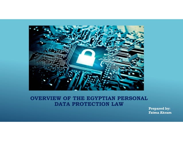 Overview of the Egyptian Personal Data Protection Law | PDF | Law