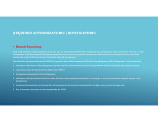 Overview of the Egyptian Personal Data Protection Law | PDF