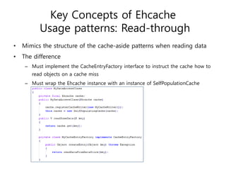 Overview of the ehcache | PPT