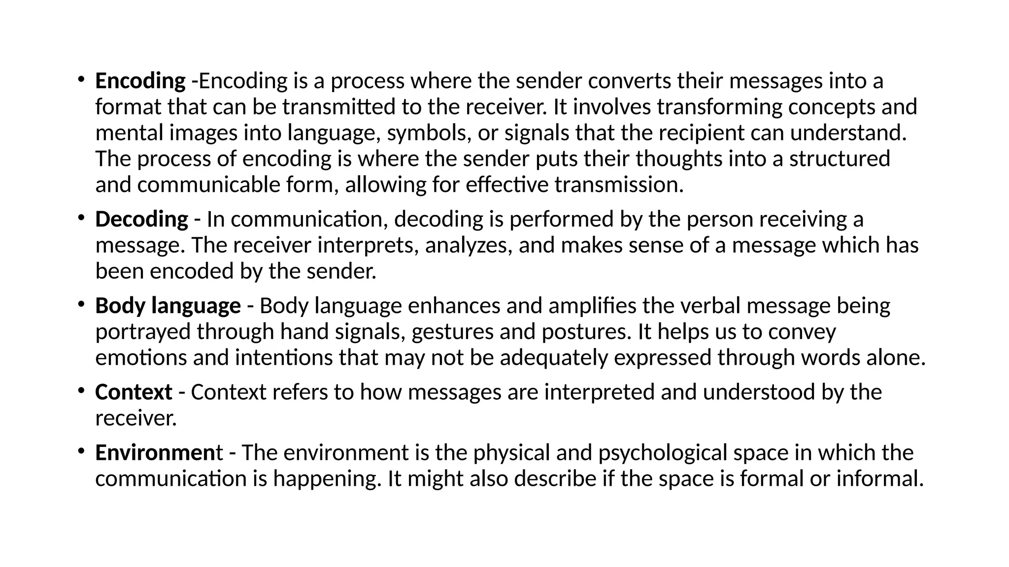 Overview of the Elements of Communication, Receiver, Sender, Medium and ...