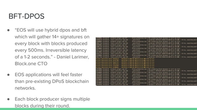 Overview of the EOS Ecosystem | PPT