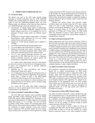 Overview of the EVS codec architecture | PDF | Digital Audio | Computer Software and Applications