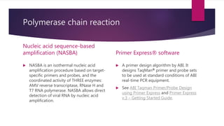 Overview of the glossary related to pcr | PPT