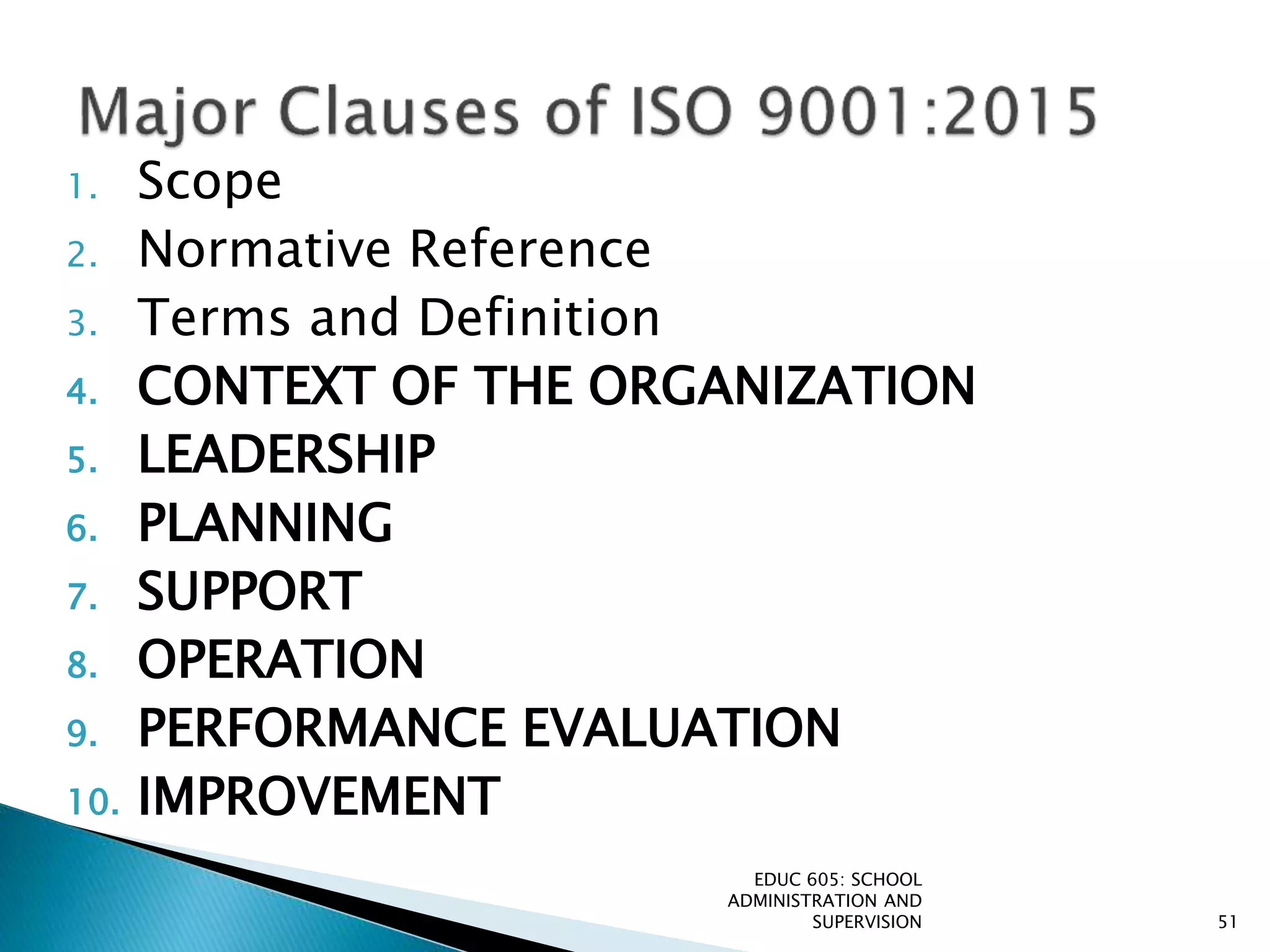 Overview of the iso 9001:2015 | PPTX
