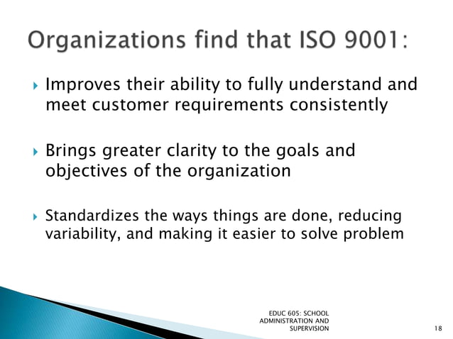 Overview of the iso 9001:2015 | PPTX