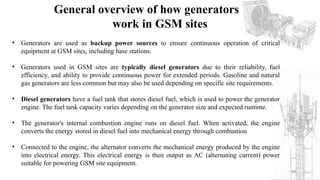 Overview of the (Mechanical, Electrical, AC) departments in the GSM ...