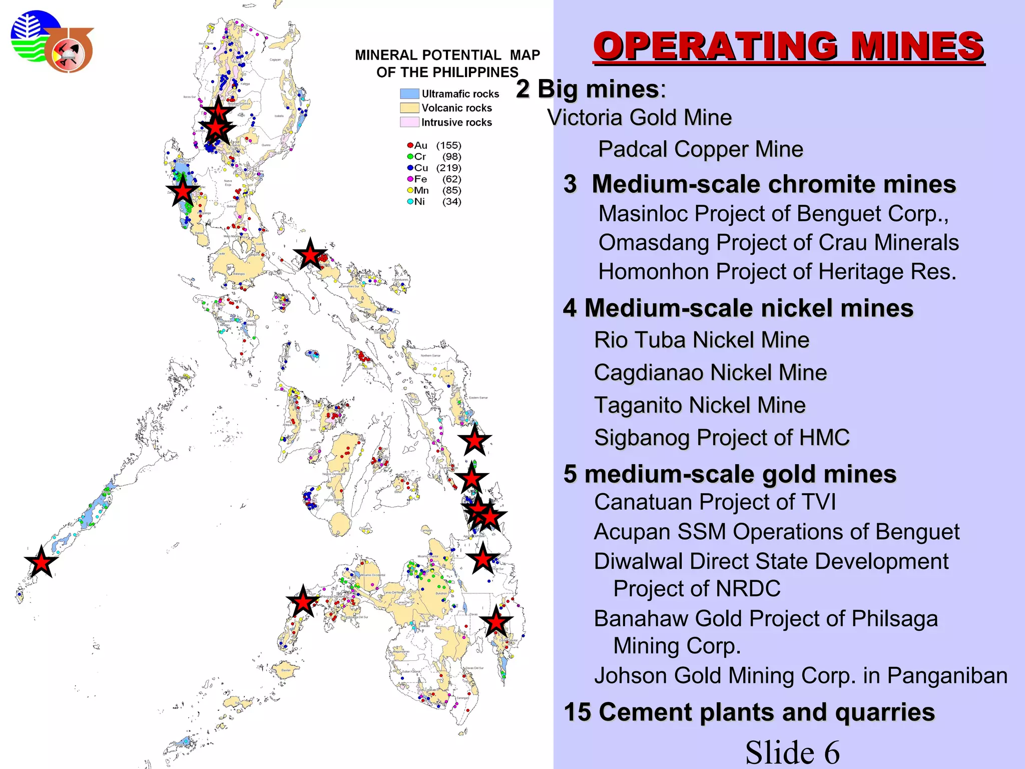 Overview of the phil minerals potential | PPT