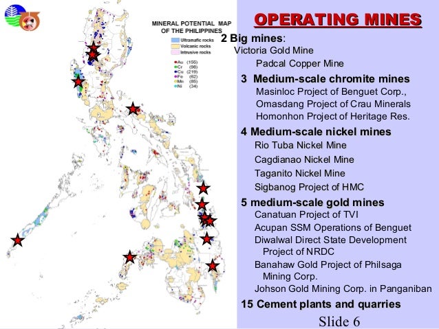 Overview of the phil minerals potential