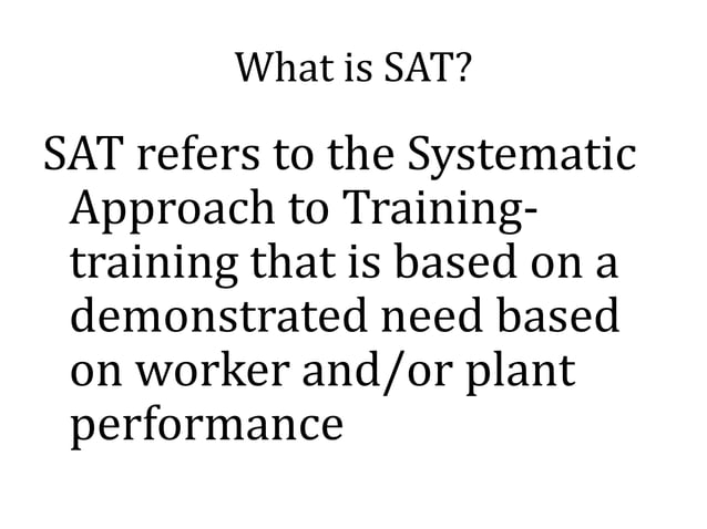 Overview of the SAT Process | PPTX