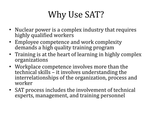Overview of the SAT Process | PPTX