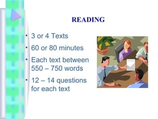 Overview of the toefl ibt | PPT