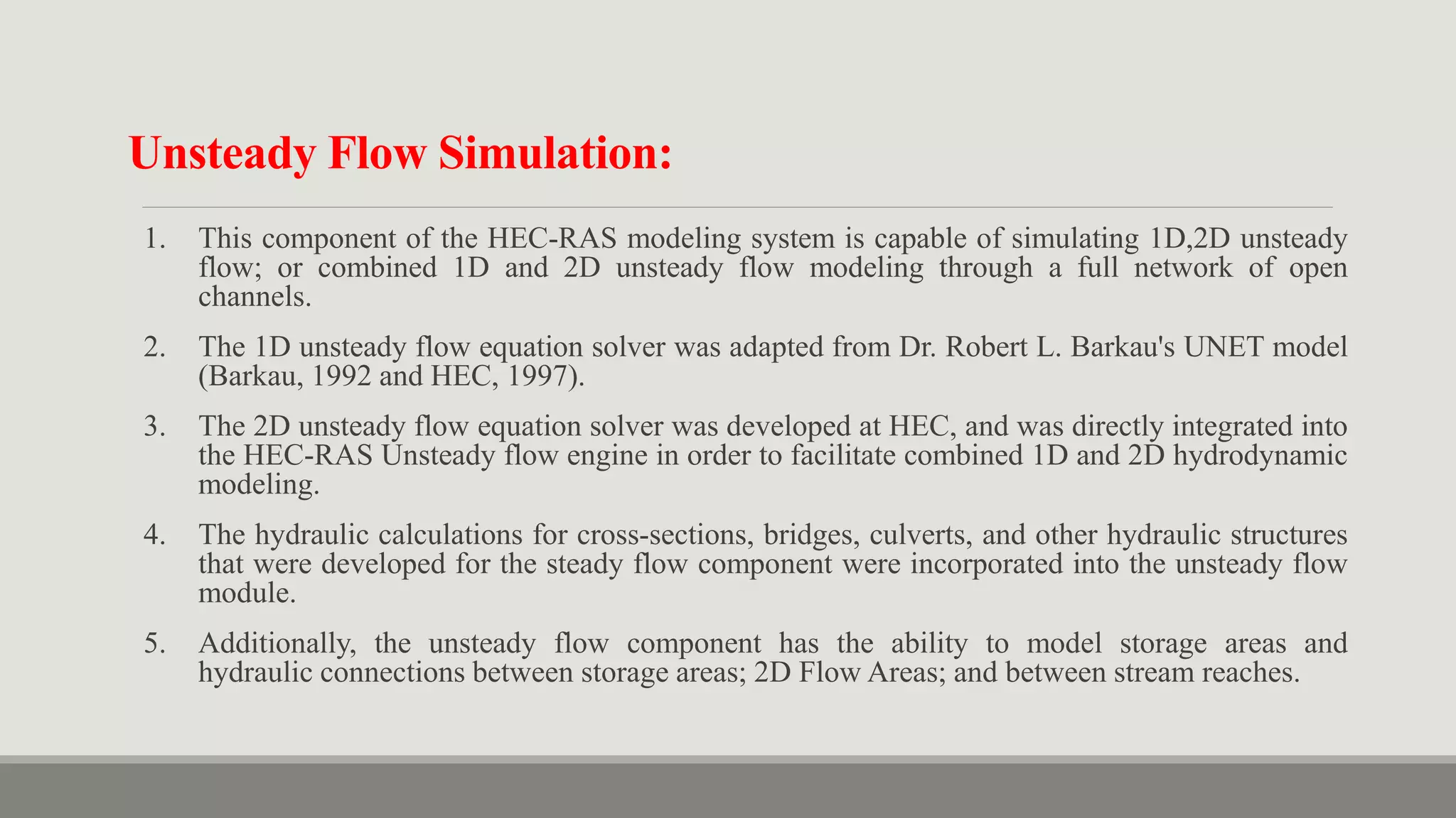 Overview of the unsteady flow model.pptx